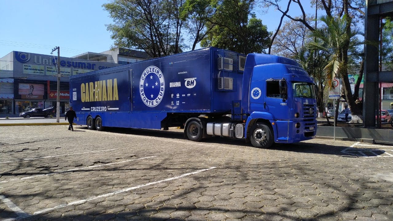 Qual a próxima parada da Caravana do Cruzeiro?